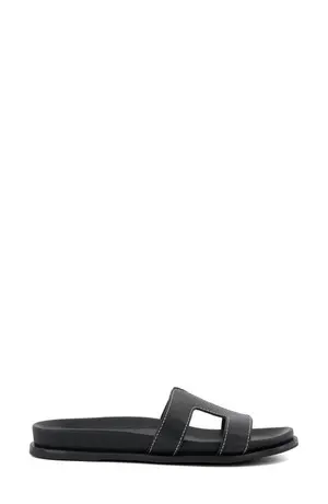 Dune London Loupa Slide Sandal - Black