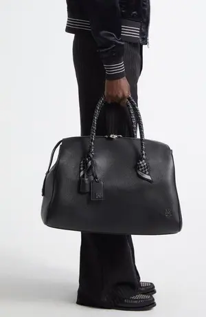 Amiri Leather Duffle Bag