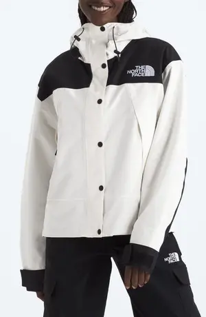 The North Face Dryvent™ Waterproof Mountain Jacket - White Dune Tnf Black