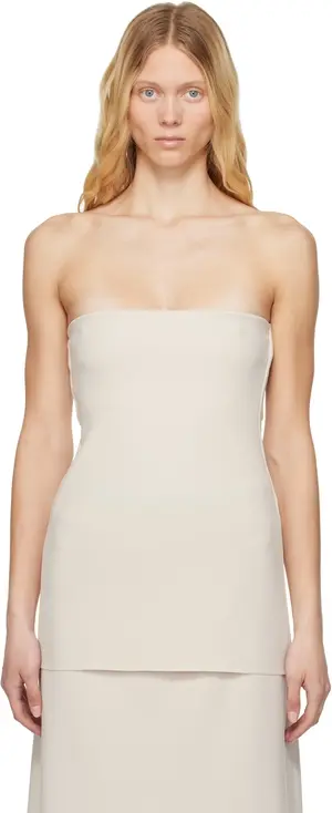 BIRROT Birrot Lay2 Bandeau Tube Top - Bone