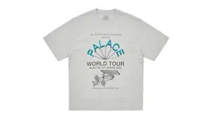 PALACE World Tour T-shirt - Grey Marl