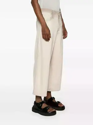 FEDERICO CINA Cropped Straight-leg Trousers