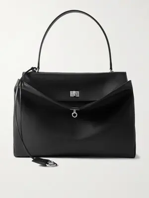 Balenciaga Rodeo Leather Tote Bag - Black