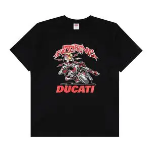 Supreme X Ducati Bike Tee - Black