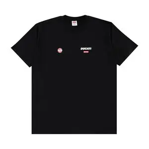 Supreme X Ducati Logos Tee - Black