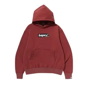 Bape Logo Red Sweatshirts Hoodies For Men