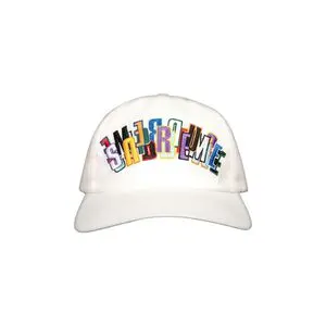 Supreme Stacked Cordura 6-panel Hat - White