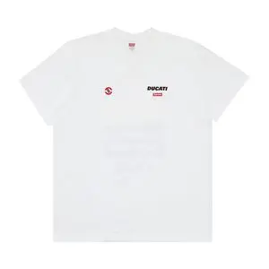 Supreme X Ducati Logos Tee - White