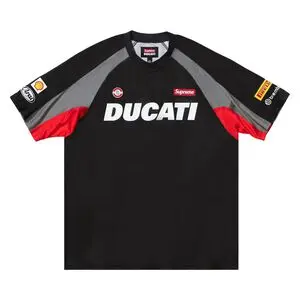 Supreme X Ducati Soccer Jersey - Black