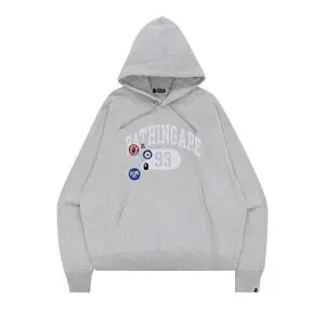 A BATHING APE Badge Motif Pullover Hoodie