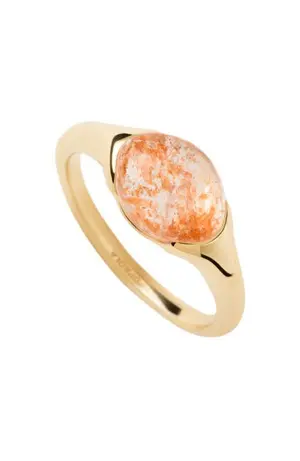 PDPAOLA PDPAOLA Bay Gemstone Ring Sunstone