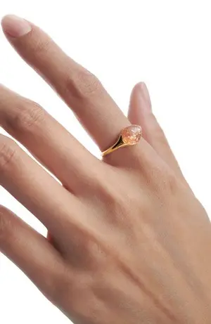 PDPAOLA Bay Gemstone Ring - Sunstone