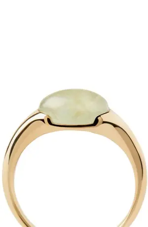 PDPAOLA Bay Signet Ring - Prehnite