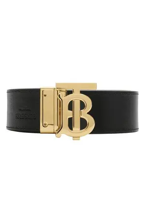 Burberry Tb Plaque Reversible Belt