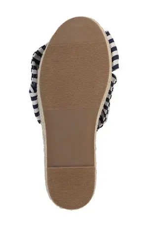 Mia Danielle Platform Sandal - Navy/ Natural