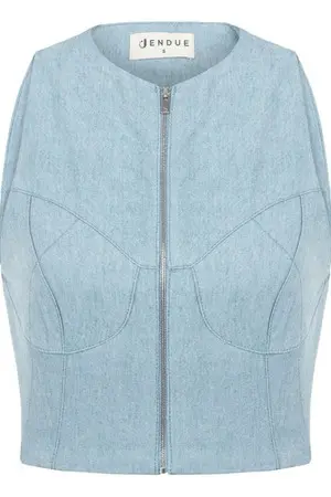 JENDUE Marvel Denim Top