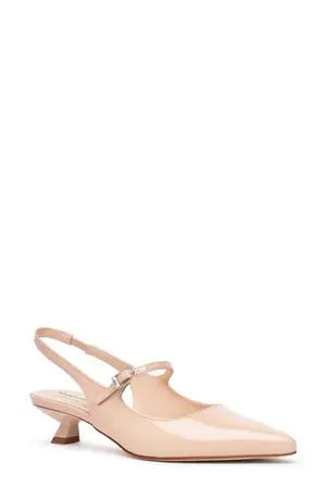 NEROGIARDINI Pointed Toe Slingback Pumps - Natural