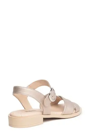 NEROGIARDINI Ankle Strap Sandals - Gold