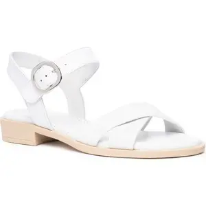 Women's White Strap Sandals