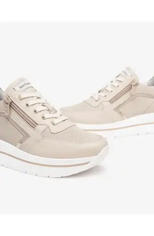 NEROGIARDINI Hidden Wedge Sneakers - Milk