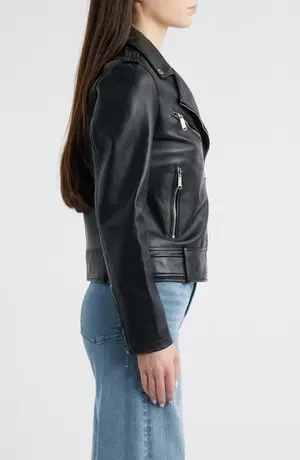 Sam Edelman Lambskin Moto Jacket