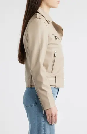 Sam Edelman Lambskin Moto Jacket