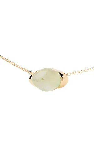 PDPAOLA Bay Necklace - Prehnite