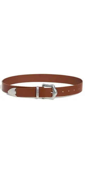 Good American Modern Western Belt - Cognac