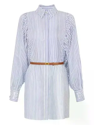 Elisabetta Franchi Striped Shirt Dress