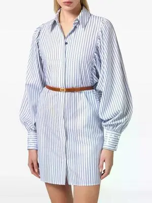 Elisabetta Franchi Striped Shirt Dress