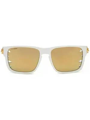PLEIN SPORT Gaze Square-frame Sunglasses - White