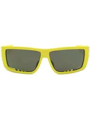 PLEIN SPORT Fierless Rectangle Sunglasses - Yellow