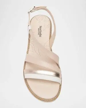 NEROGIARDINI Strappy Stiletto Sandals - Rosa Multi