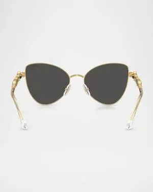 SWAROVSKI SWAROVSKI Butterfly Sunglasses Gold