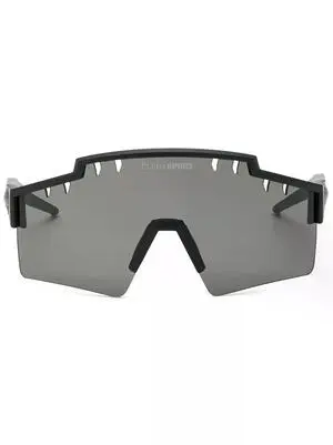 PLEIN SPORT Tiger-frame Sunglasses - Black