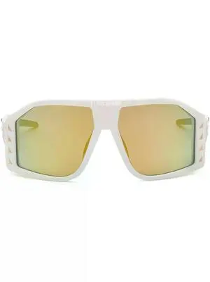 PLEIN SPORT Oversized Sunglasses - White