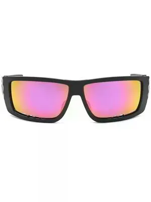 PLEIN SPORT Fierless Rectangle-frame Sunglasses - Black