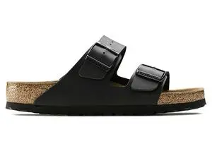 BIRKENSTOCK Arizona Soft Footbed Birkoflor Sandals - Black