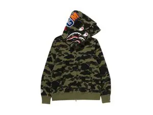 A BATHING APE 1st Camo Shark Full Zip Double Hoodie