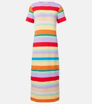 Rixo Striped Maxi Dress - Multicoloured