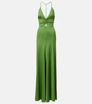 Green Cutout Dresses