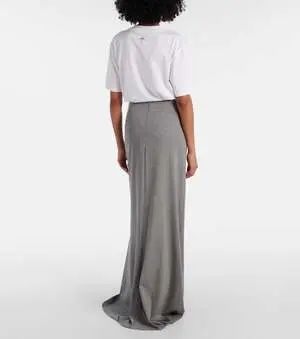 Plan C Cotton Maxi Skirt