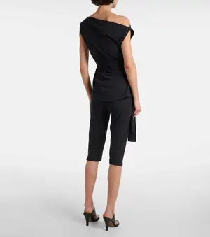 RÓHE Ruched Top - Black