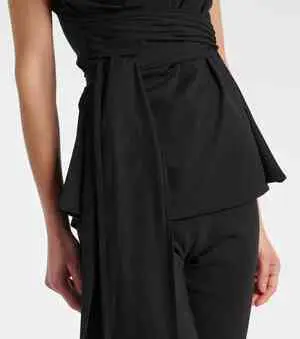 RÓHE Ruched Top - Black