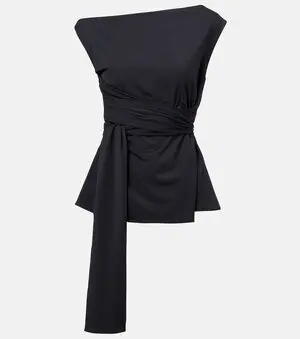 RÓHE Ruched Top - Black