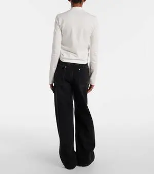 COURREGES Courrèges Cropped Cotton Shirt - White