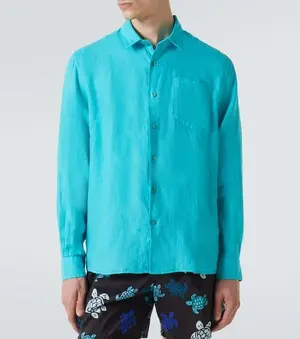 Vilebrequin Linen Shirt - Blue
