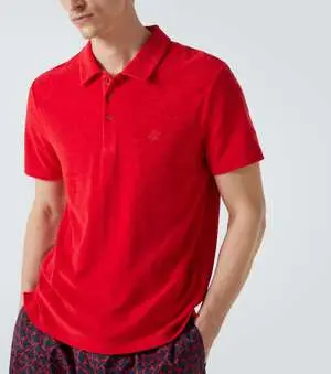 Vilebrequin Cotton-blend Terry Polo Shirt - Red