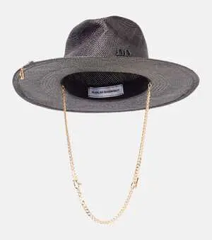 Ruslan Baginskiy Logo Chain Fedora - Black