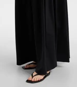 RÓHE One-shoulder Plissé Maxi Dress